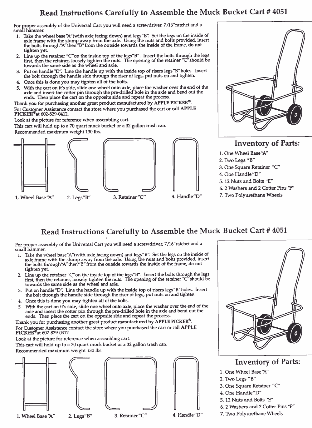 Muck Bucket Cart